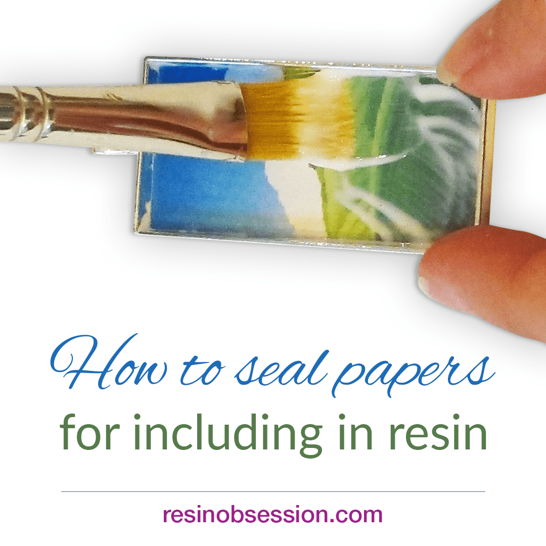 How to Seal Paper for Resin So It Looks Its Best - Resin Obsession