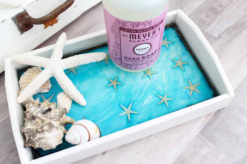 Turn Your Shell Collection Into a Beautiful Beach Tray - Resin Obsession