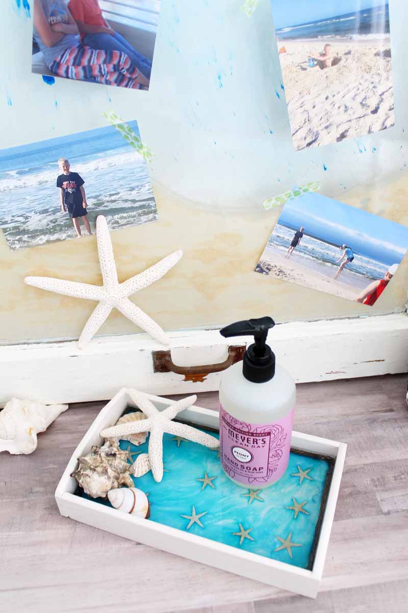 Turn Your Shell Collection Into a Beautiful Beach Tray - Resin Obsession