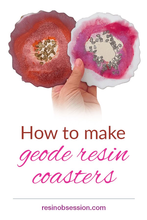 The A to Z of Making Geode Resin Coasters - Resin Obsession