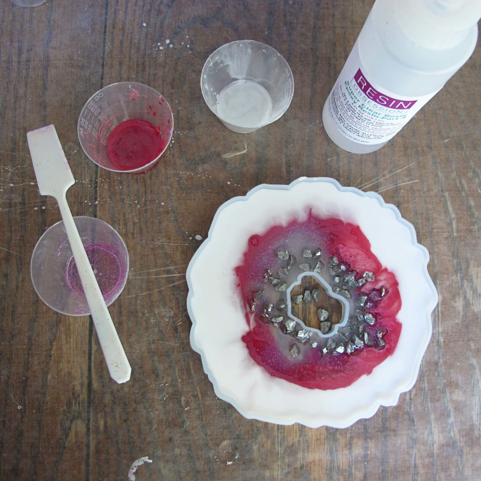 The A to Z of Making Geode Resin Coasters - Resin Obsession