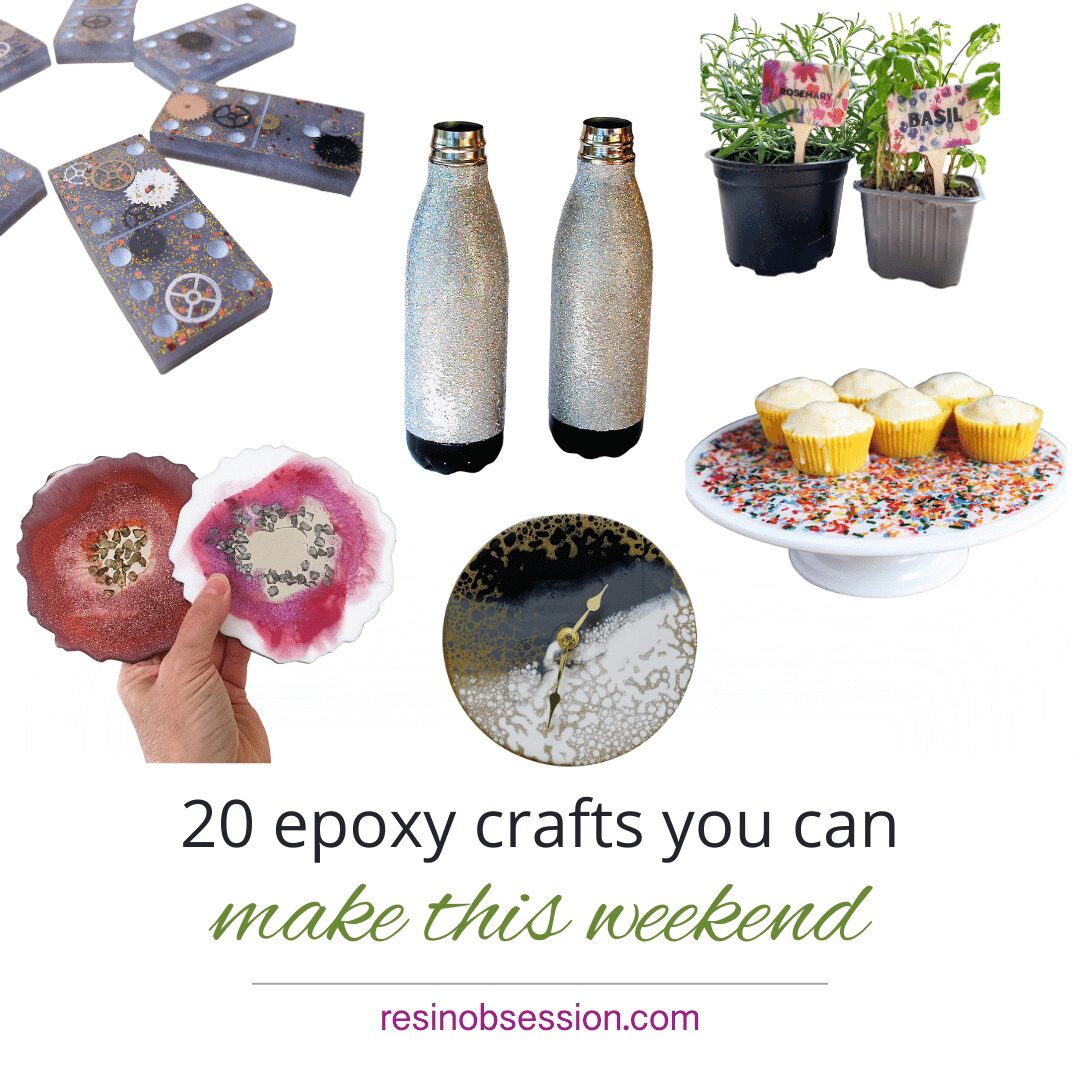 20 Epoxy Crafts You Can Make this Weekend - Resin Obsession