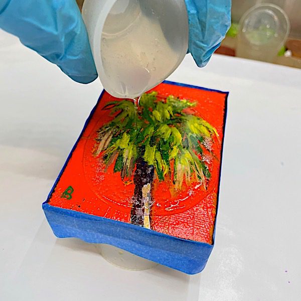 How To Make A Resin Dam With Tape - Resin Obsession