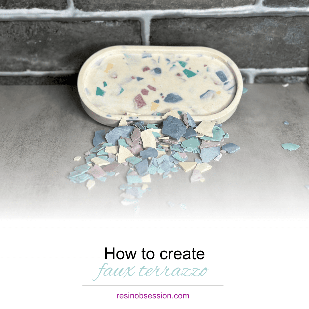 How to Create a Terrazzo Jewelry Tray with Eco Resin - Resin Obsession