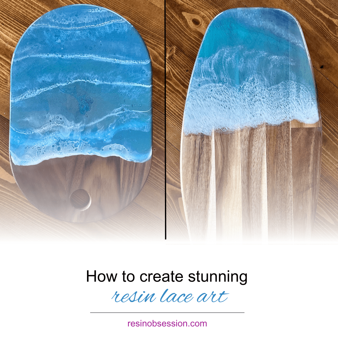 How to Create Resin Lacing Art - Resin Obsession