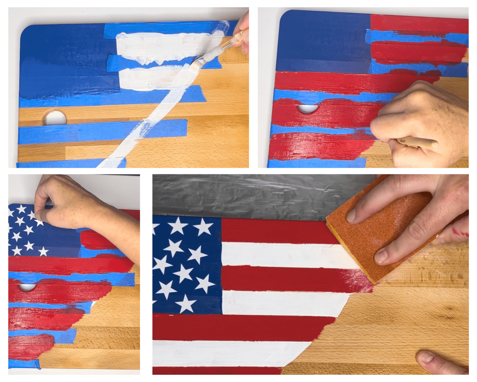How to Create a Patriotic Resin Cutting Board - Resin Obsession