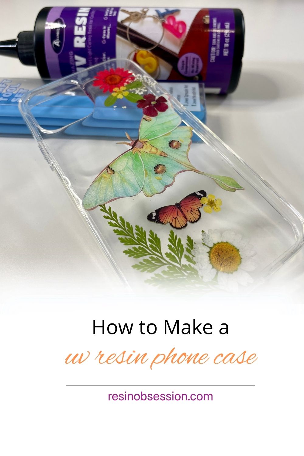 How to Make a UV Resin Phone Case - Resin Obsession