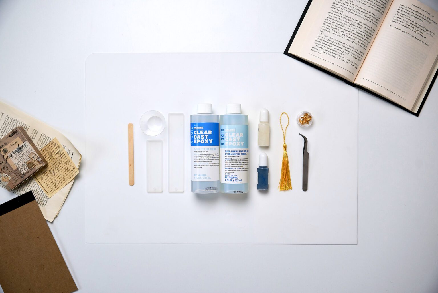 Create your own Custom Epoxy Bookmark - Resin Obsession
